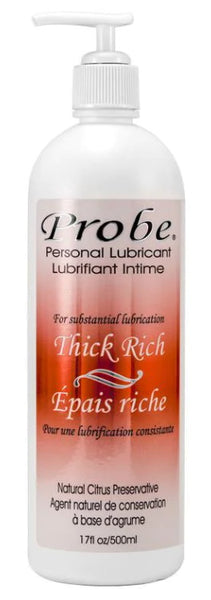 Probe Personal Lubricant Classic Thick and Rich - 17 oz. – RingsNRopes